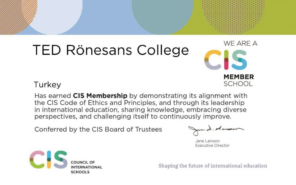 We Are Proud To Share That Our Membership To The CIS (Council of ...